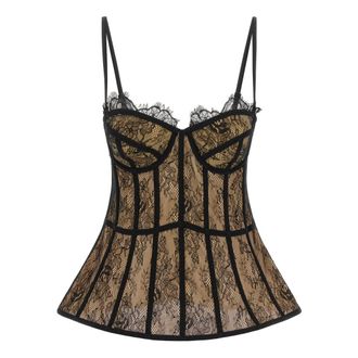 Giuseppe Di Morabito Femme, Tops, Noir, Taille: 34 FR Worked Lace Top
