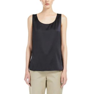 Max Mara Femme, Tops, Noir, Taille: 40 FR Hauts sans manches