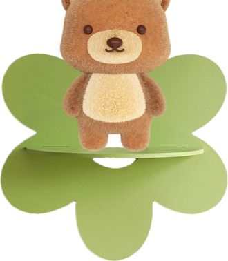 Generic schwimmendes - Boho Holzwandhalter, niedliche dekorative Aufbewahrungsständer | Gänseblümchen Form hängende Design, kompakte langlebige Holzregal, per