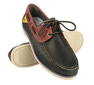 Zerimar Chaussures Bateau en Cuir Classique | Hommes Bateau Élégants | Chaussures Bateau Légères | Chaussures Décontractées pour Hommes | Couleur: Bleu Taille