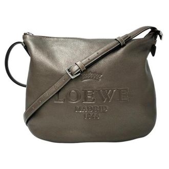 Loewe Pre-owned Leder Schultertasche - - Pre-owned - Damen - Braun - ONE SIZE