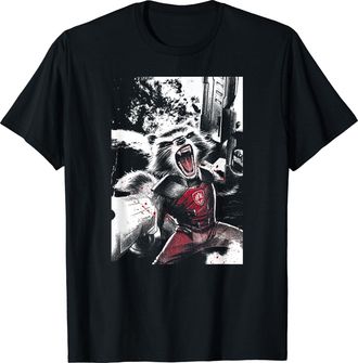 MARVEL Rocket Guardians of the Galaxy Roar Graphic T-Shirt T-Shirt