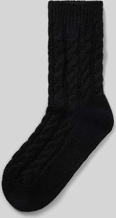 Camano Socken mit Zopfmuster Modell Cosy