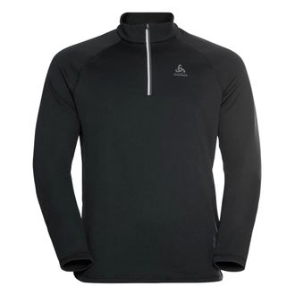 Odlo Homme, Sport, Noir, Taille: XL Midlayer 1/2 ZIP Besso