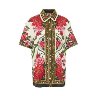 Farm Rio Farm Rio, Femme, Blouses et Chemises, Multicolore, Taille: 40 FR Chemise &agrave; Imprim&eacute; Floral