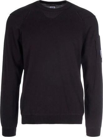C.P. Company C.p. Company, Homme, Pulls, Noir, Taille: M Maglia dettaglio Lens