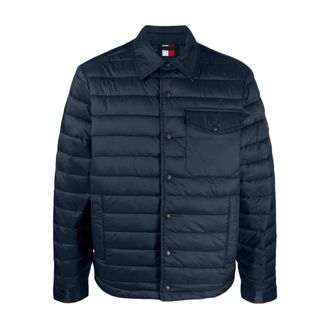 Tommy Hilfiger Packable Shirt Jacket - - Jackets - Herren - Blau - XL