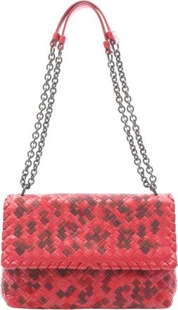 Bottega Veneta petit sac porté épaule Olimpia (2012-2025) - Rouge