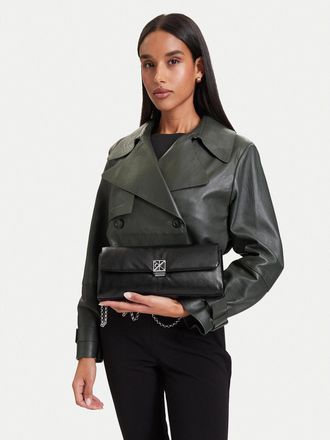 Calvin Klein Handtasche Calvin Klein Emblem Hw Padded Clutch LV04F1240G Schwarz