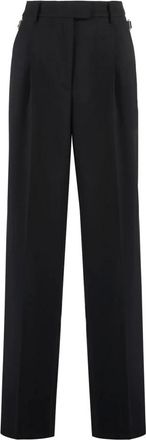 PT01 Pt01, Femme, Pantalons, Noir, Taille: 42 FR Pantalon Tailleur Jambe Droite