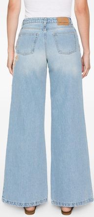 Ermanno Scervino Floral Embroidered Jeans - Light Blue