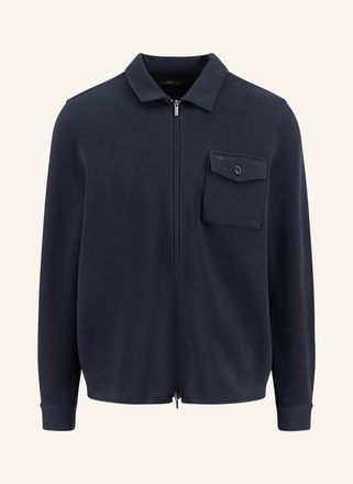 Fynch-Hatton Fynch-Hatton Pique-Overjacket blau