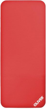 Oliver Yogamatte faltbar - Rutschfeste Reise Yoga Matte - Klappbare Fitnessmatte für Training, Pilates, Gymnastik, Home Gym & Outdoor - 140 x 60 x 1 cm - rot