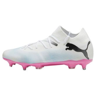 Puma Puma Men Future 7 Match Mxsg Soccer Shoes, Puma White-Puma Black-Poison Pink, 42.5 EU