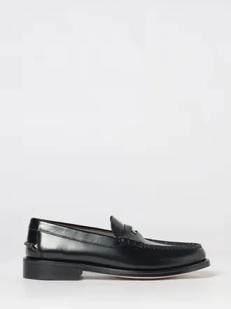 Paul Smith Penny Loafers aus geb&uuml;rstetem Leder mit Ledersohle
