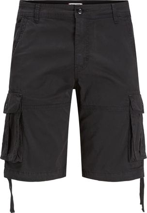 Jack & Jones Mens JPSTZEUS JJCARGO Shorts AMA SN PS Cargoshorts, Black, 40