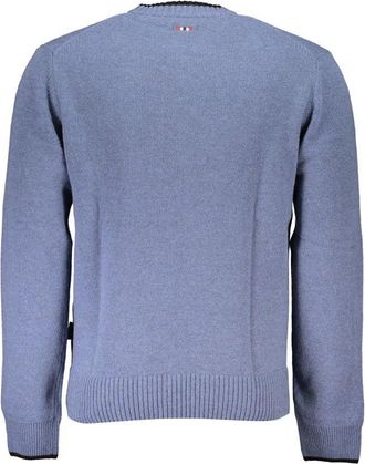 Napapijri Crewneck Knit Sweater - Blue