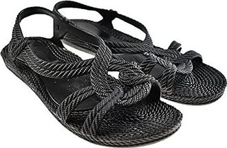 Brasileras Tongs Femme Enfant Antidérapantes Confortables Chaussures de Plage/Piscine/urbaines Noir 40 EU