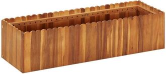 vidaXL Vidaxl - Lit sur&eacute;lev&eacute; de jardin 100x30x25 cm Bois massif dacacia