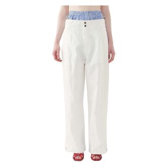 Antik Batik Hose Winna - - Trousers - Damen - Beige - M