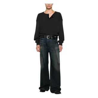 Diesel D-Rise Wide Jeans - Homme - Jeans - Bleu - Taille: W32