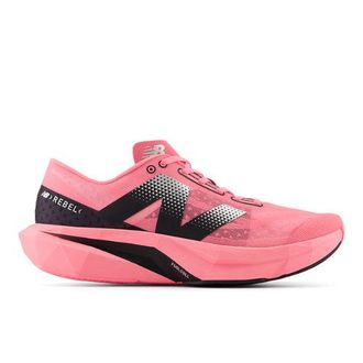 New Balance Herren FuelCell Rebel v4 in Rosa/Wei&szlig;/Schwarz, Synthetik, Gr&ouml;&szlig;e 41.5