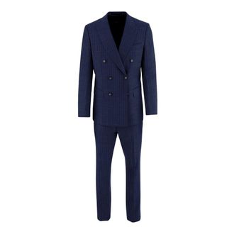 HUGO BOSS Costume en laine stretch - Homme - Costumes - Bleu - Taille: M