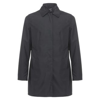 Fay Femme, Manteaux, Bleu, Taille: 42 FR Single-Breasted Manteaux