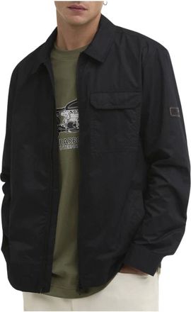 Barbour Homme, Vestes, Noir, Taille: XL Warren Overshirt