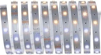 Paulmann 79860 LED Stripe MaxLED 250 Basisset 3m 11W 810lm Tunable White 24VA dimmbar Lichtband Kunststoff 2700 K