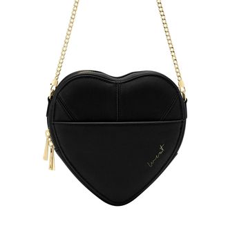 WEAT Crossbody Bags - Handtasche Big Heart Bag Black - Gr. unisize - in Schwarz - f&uuml;r Damen