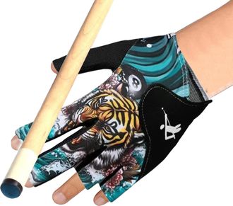 Generico Billardhandschuhe f&uuml;r linke Hand, Poolhandschuhe f&uuml;r die linke Hand, elastischer Pool-Handschuh f&uuml;r die linke Hand, rutschfeste, strapazierf&auml;hige Pool