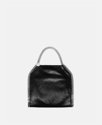 Stella McCartney Falabella Tiny Tote Bag, Woman, Black