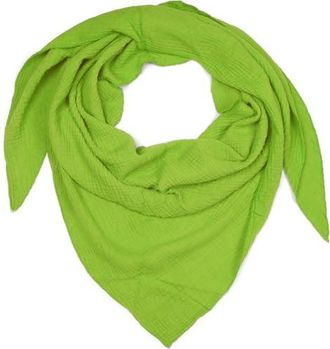 styleBREAKER foulard triangle en mousseline pour femme en 100% coton | foulard uni doux et léger pour femme | écharpe stylée pour toutes les saisons - Fabriqué en 