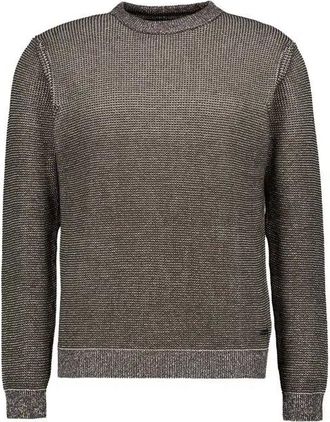 Pierre Cardin Herren Pullover braun Baumwolle unifarben