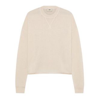 Autry Rundhals-Pullover - - Knitwear - Herren - Beige - L
