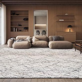 Safavieh Zottelig Teppich f&uuml;r Wohnzimmer, Esszimmer, Schlafzimmer - Fontana Shag Collection, Kurzer Flor, Hellgrau, 244 X 305 cm