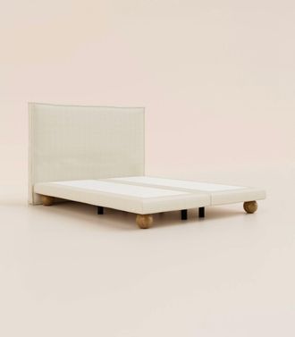 Tediber Lit boxspring Grand Ours 140x200 cm - Beige Iconique - Tediber