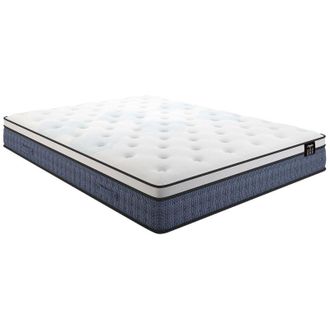 Vente-Unique Matelas 160 x 200 cm ressorts ensach&eacute;s 7 zones et gel &agrave; m&eacute;moire de forme &eacute;p.23cm - VARNO de YSM&Eacute;E