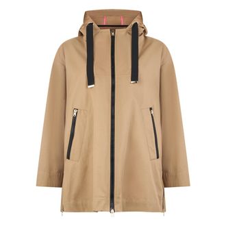 Herno Leichte Jacke mit Kapuze und Rei&szlig;verschluss - - Jackets - Damen - Beige - M