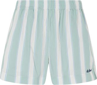 MC2 Saint Barth Femme, Shorts, Vert, Taille: 38 FR Pullup Shorts