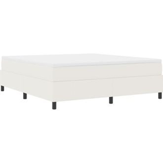 vidaXL Boxspringbett Creme 180 x 200 cm Cordstoff Vidaxl