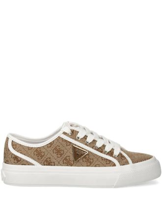 Guess Co baskets &agrave; logo imprim&eacute; - Tons neutres