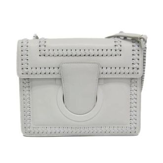 Ferragamo Sac bandouli&egrave;re en cuir Pre-owned - Femme - Pre-owned - Blanc - Taille: ONE Size
