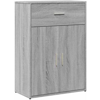 vidaXL Sideboard Grau Sonoma 60x30x84 cm Holzwerkstoff Vidaxl