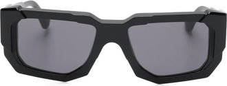 Kuboraum Sonnenbrille mit geometrischem Gestell - Schwarz