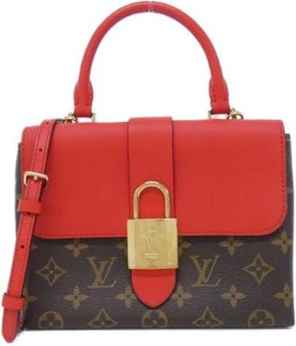 Louis Vuitton Sac Locky BB Monogram en toile enduite Pre-owned - Femme - Pre-owned - Rouge - Taille: ONE Size