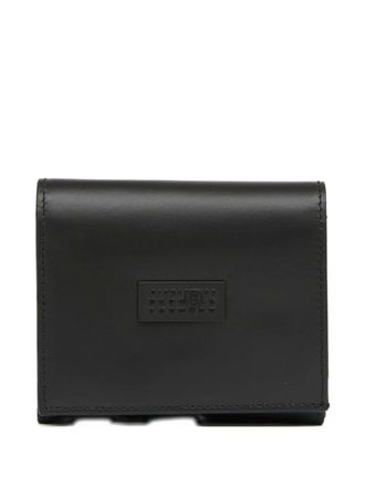 Maison Margiela portefeuille à rabat à bouton pression - Noir