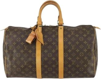 Louis Vuitton unisex, Pre-owned, Brun, Taille: ONE Size Sac Week-end Vintage en Toile Pre-owned