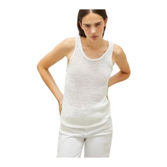 Marella Rundhals-Strickware - - Knitwear - Damen - Wei&szlig; - M